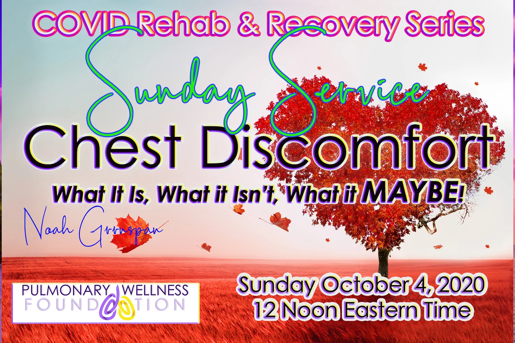 10-04-2020 - Sunday Service - Chest Discomfort on Vimeo