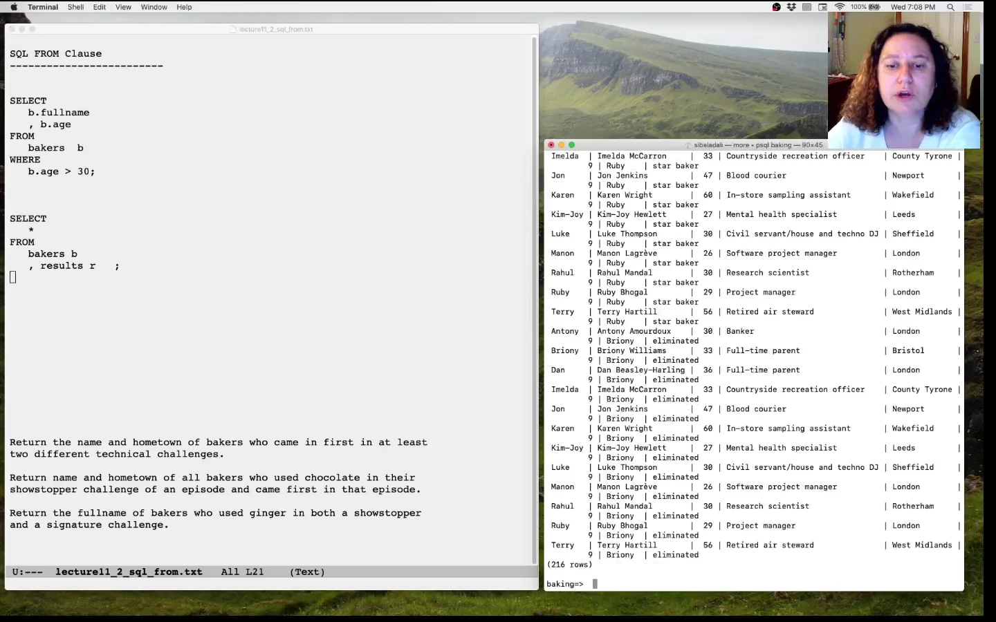 Lecture 10_4: SQL: FROM on Vimeo