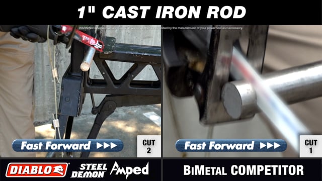 DS0908CFA | Recip Blades | Thick Metal | Amped Carbide - Diablo Tools