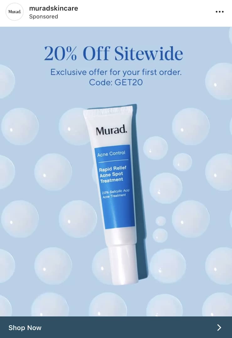 Murad Skincare Instagram ad on Vimeo
