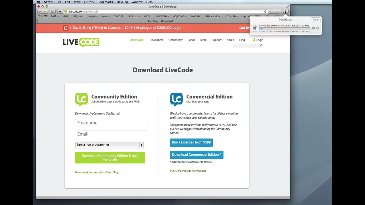 2 Downloading and installing Livecode on Vimeo