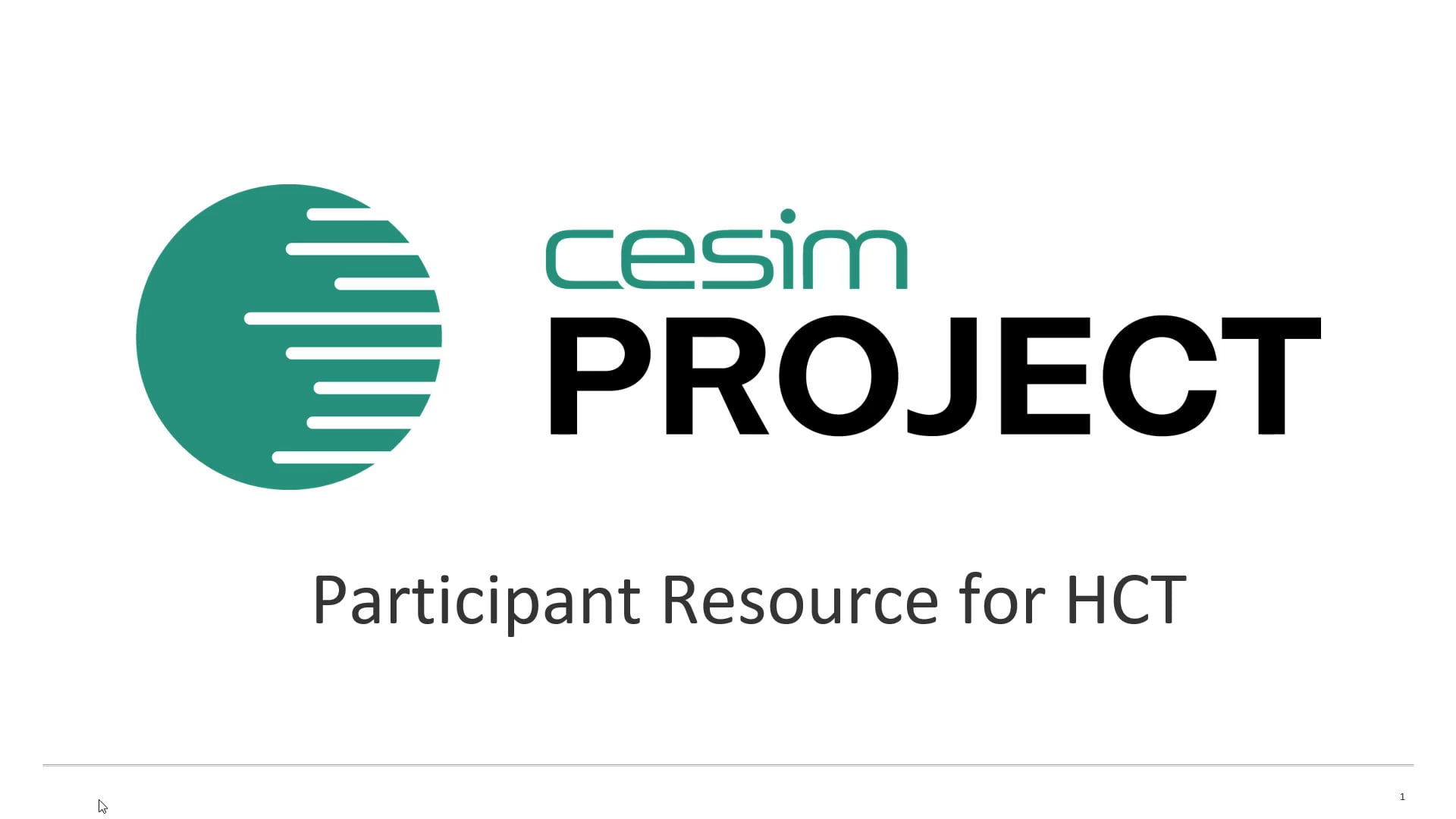 Cesim Project Simulation Introduction for HCT on Vimeo