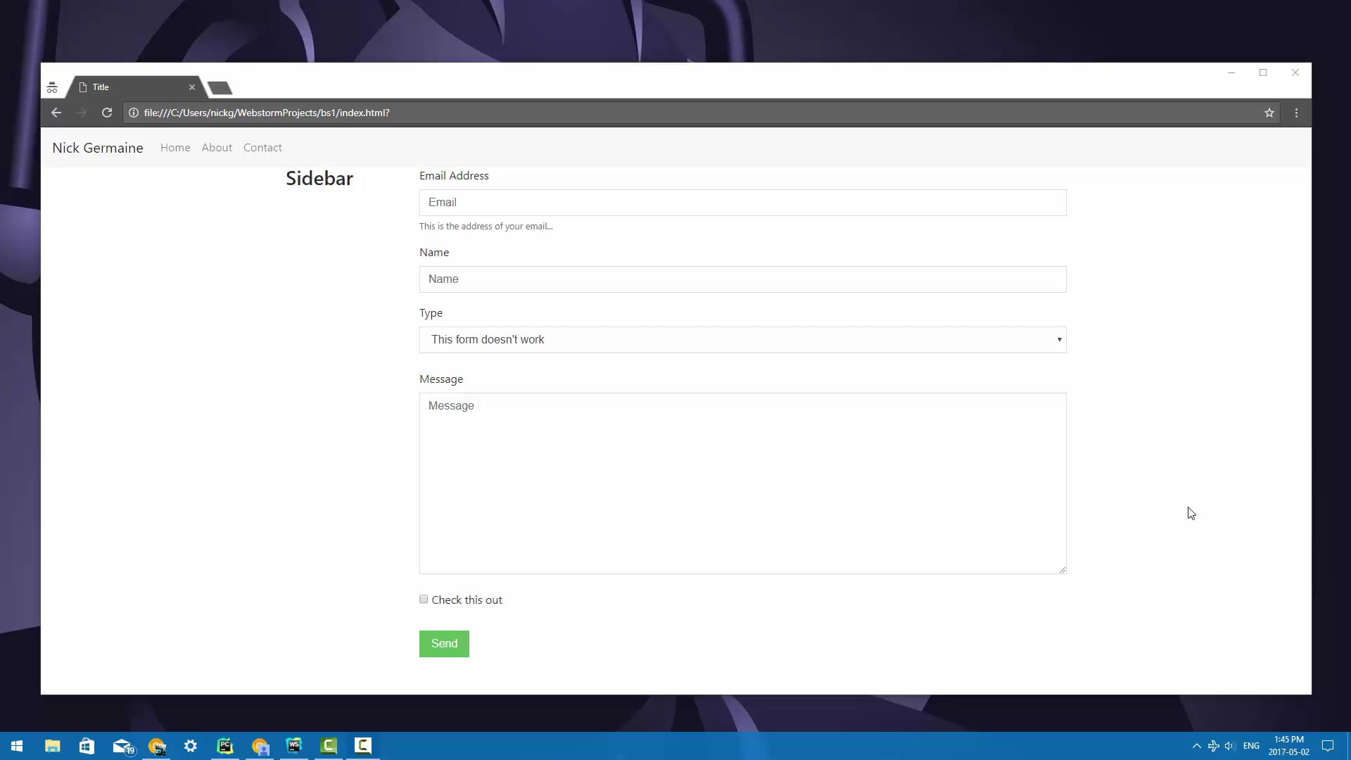 10-6 Bootstrap buttons on Vimeo
