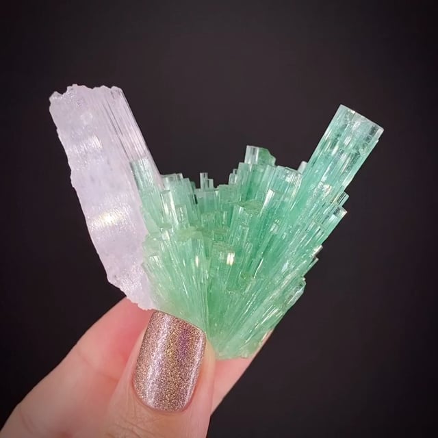 Elbaite Tourmaline with Spodumene var. Kunzite - SM20-384 - Dara-i-Pech ...