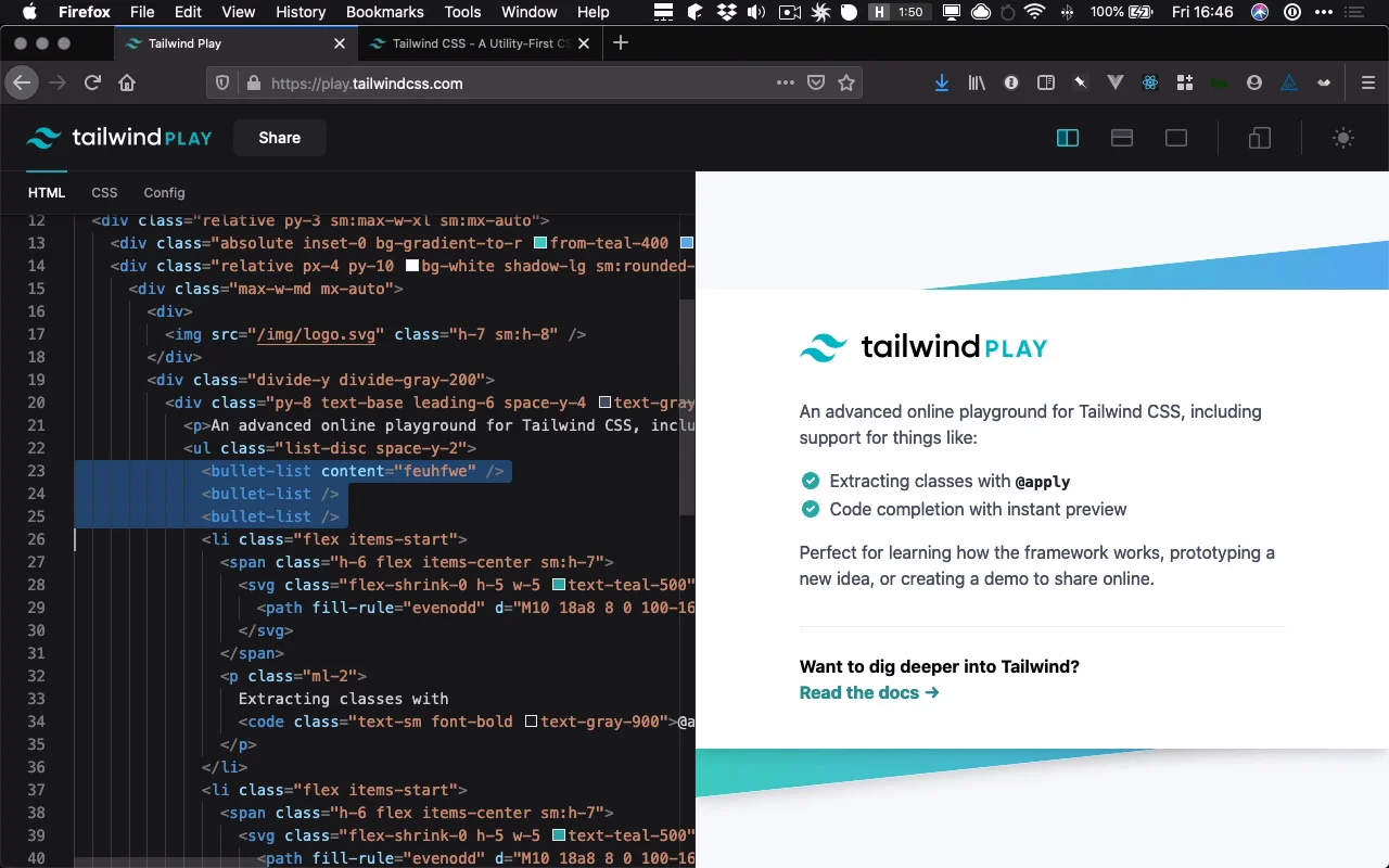 Exploring Tailwind CSS and the Tailwind Playground on Vimeo