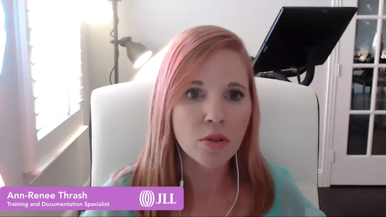 Ann-Renne Thrash from JLL on sharing content seamlessly through Spekit ...