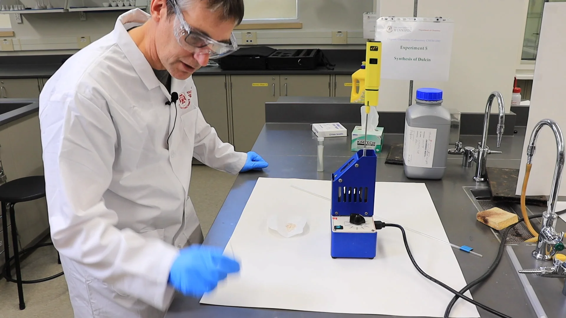 Dulcin - melting point analysis