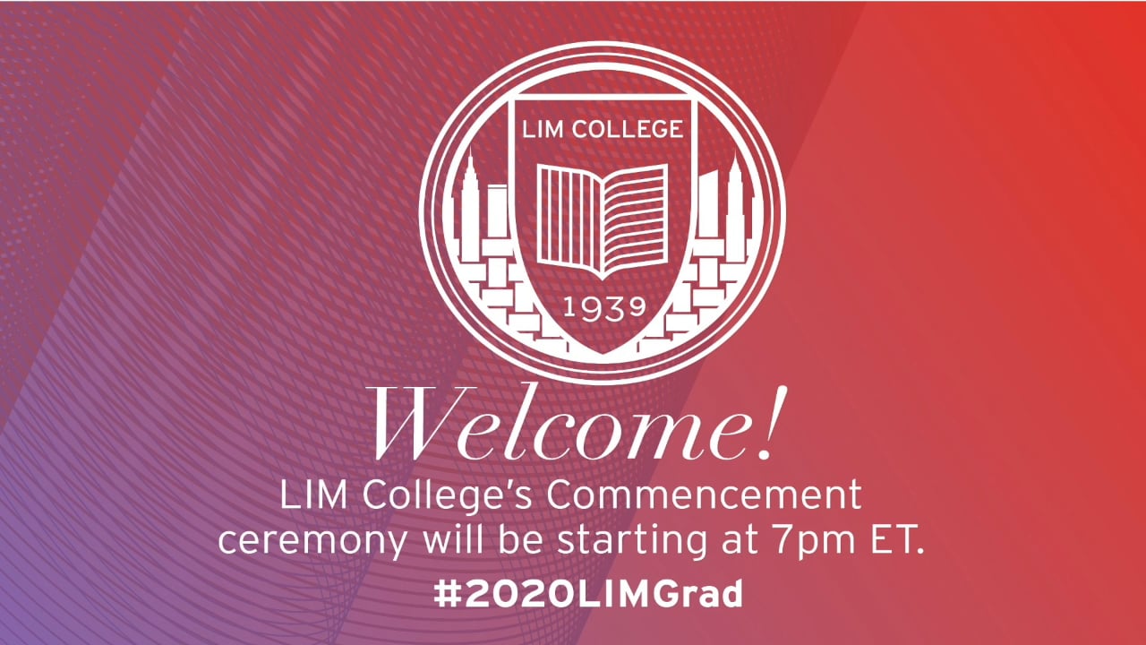 LIM 2020 Virtual Commencement Final on Vimeo