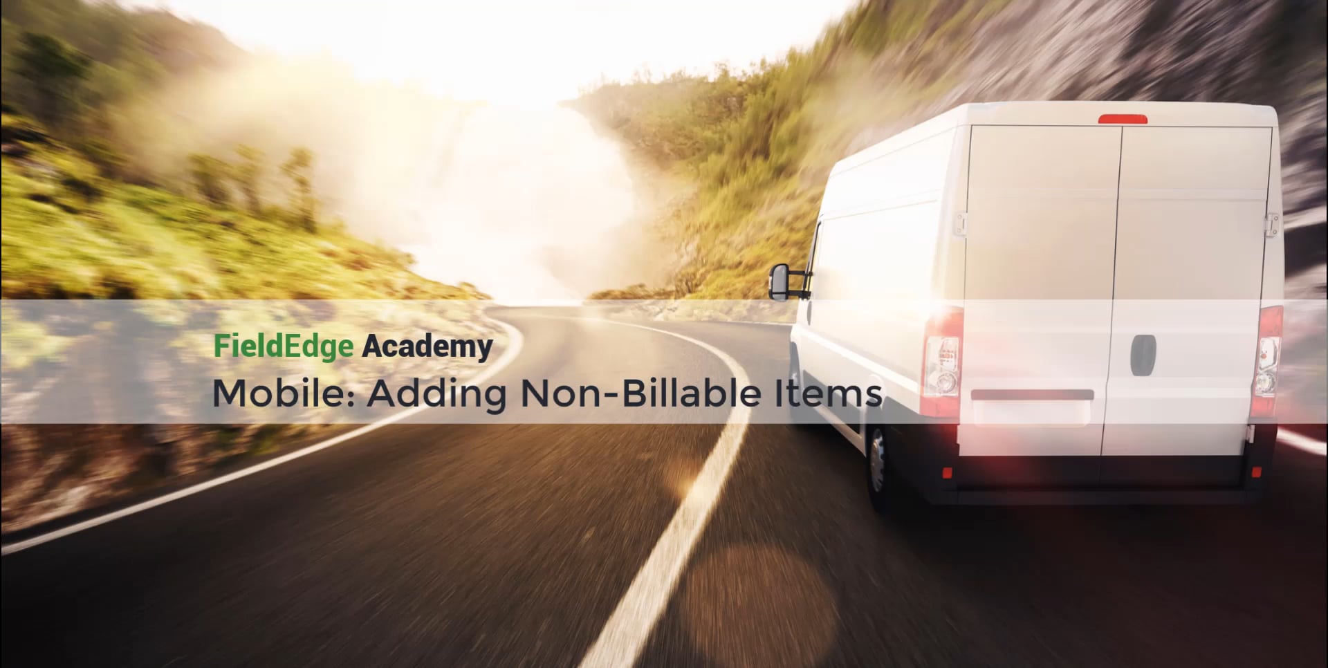 Mobile - Adding Non-Billable Items on Vimeo