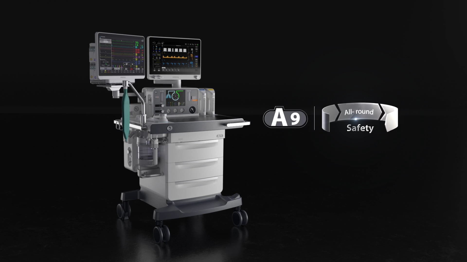 Mindray A9 Anaesthesia Workstation on Vimeo