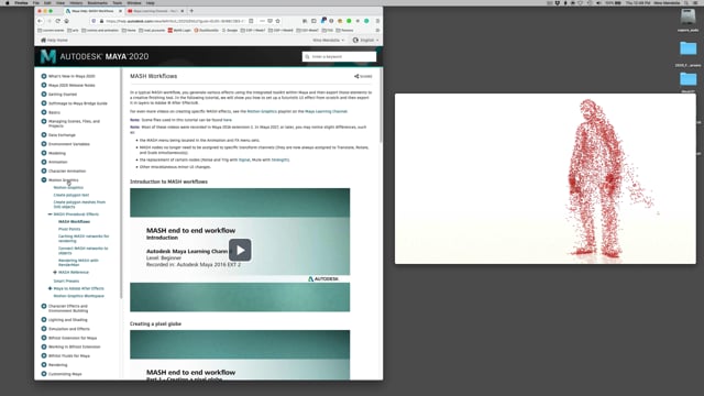 CG1 Week 7 - Week7-4 Adding and Editing a MASH Dynamics Node on Vimeo