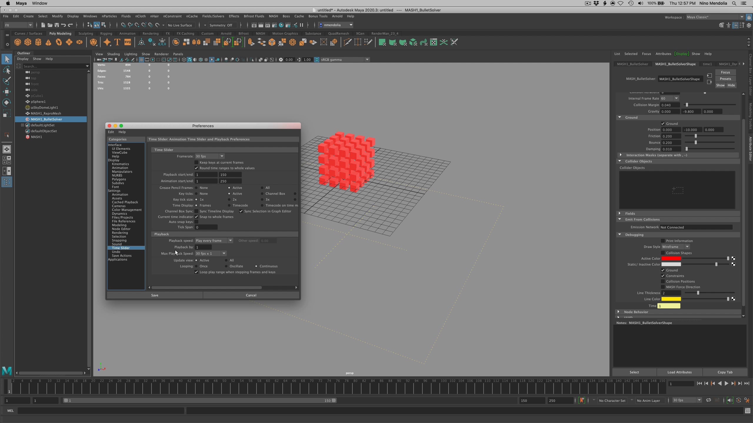 CG1 Week 7 - Week7-2 MASH Dynamics Playback Settings on Vimeo