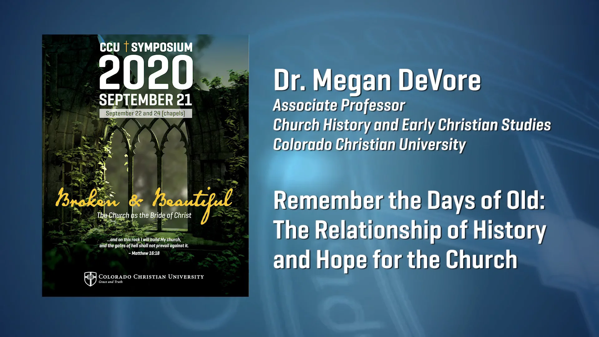 Symposium 2020 Megan DeVore - Session 2 on Vimeo