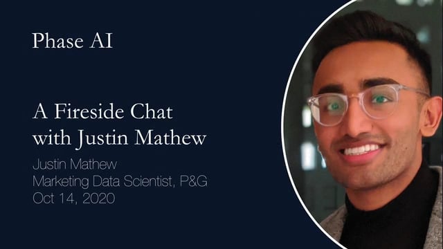 A Fireside Chat with Justin Mathew from P&G on Vimeo