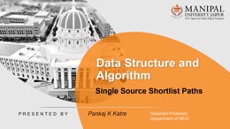 Data Structure And Algorithm 127 Single Source Shortlist Paths On Vimeo