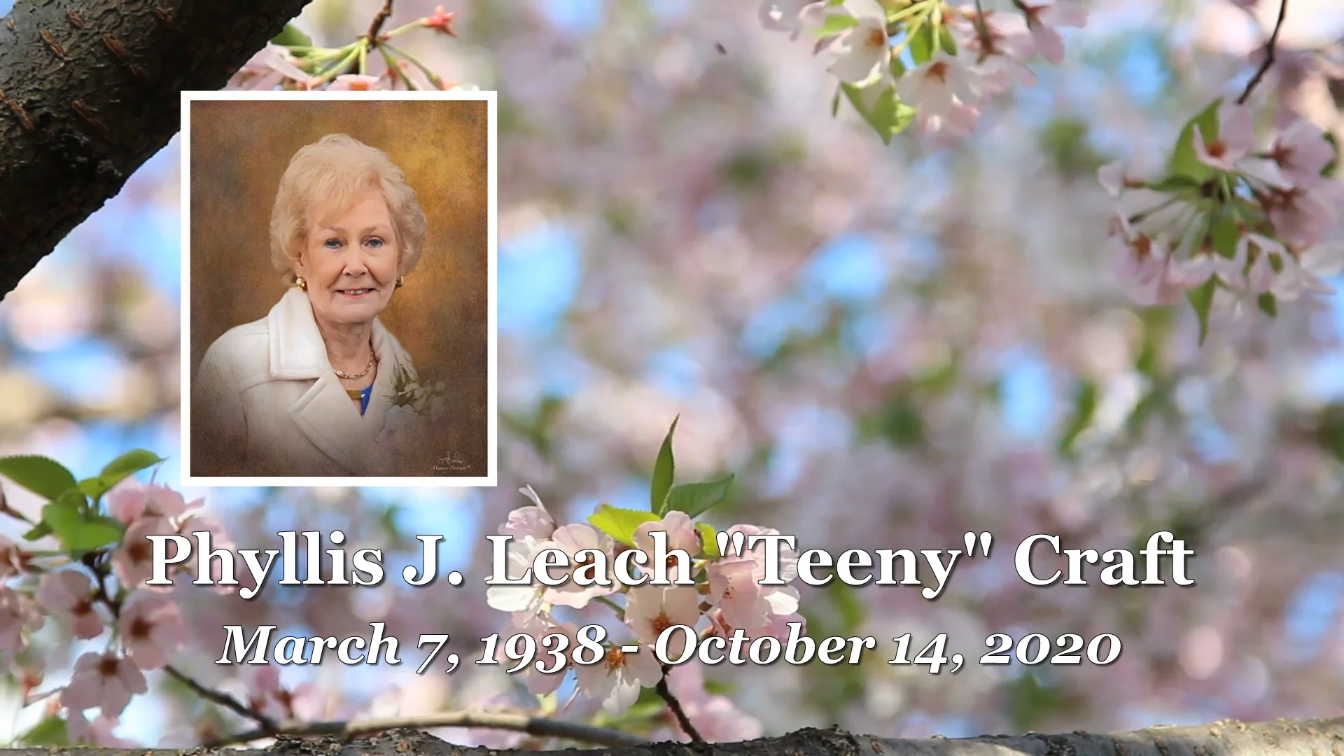Phyllis J. Leach "Teeny" Craft - Morgan & Nay Phyllis Craft on Vimeo