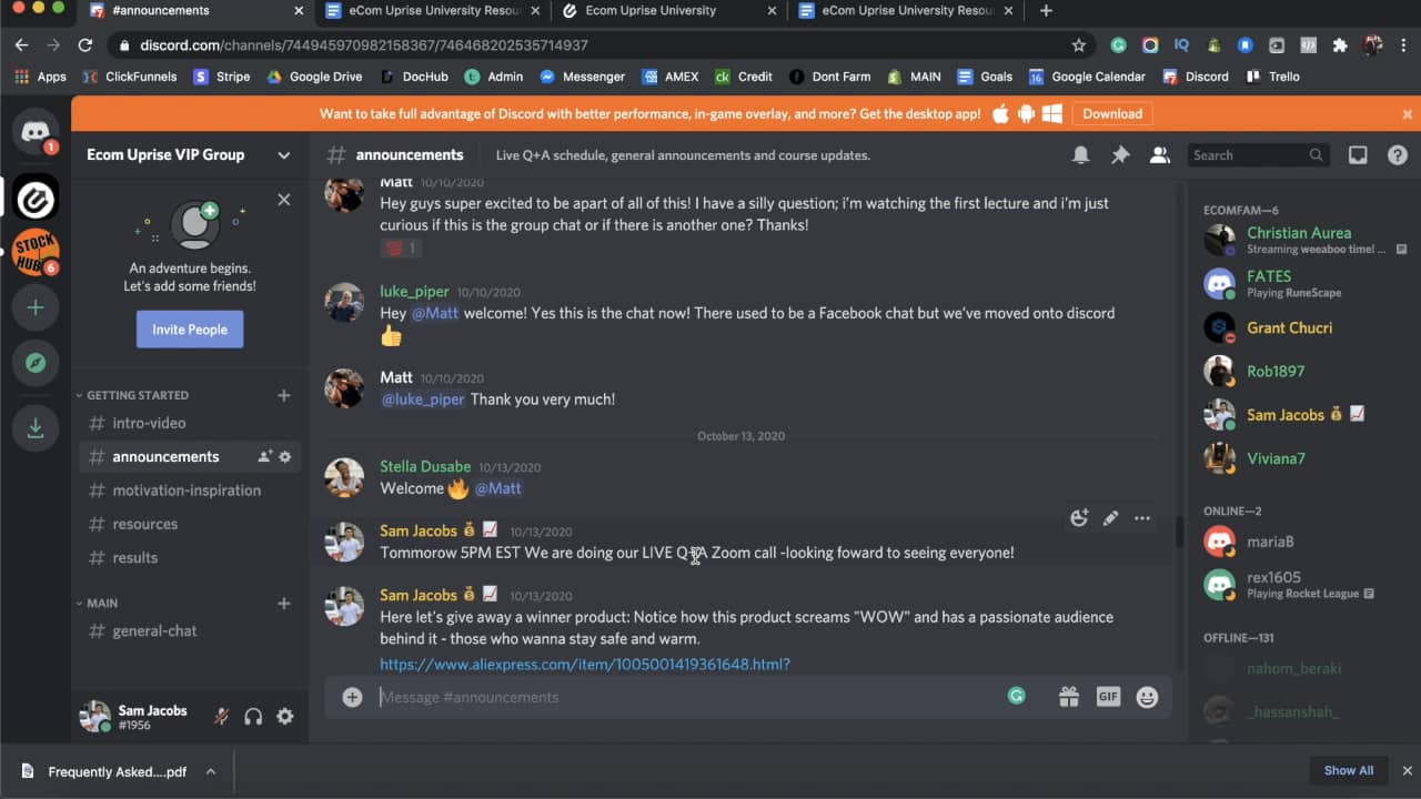 VIP Discord Chat Intro Video on Vimeo