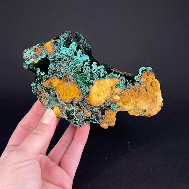 Malachite with Copper (ex Gary Weaver Collection) | Cashin Mine, La Sal ...