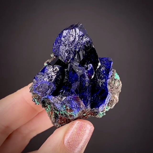 Azurite with Malachite - CCHB-12 - Liufengshan Mine - China Mineral ...