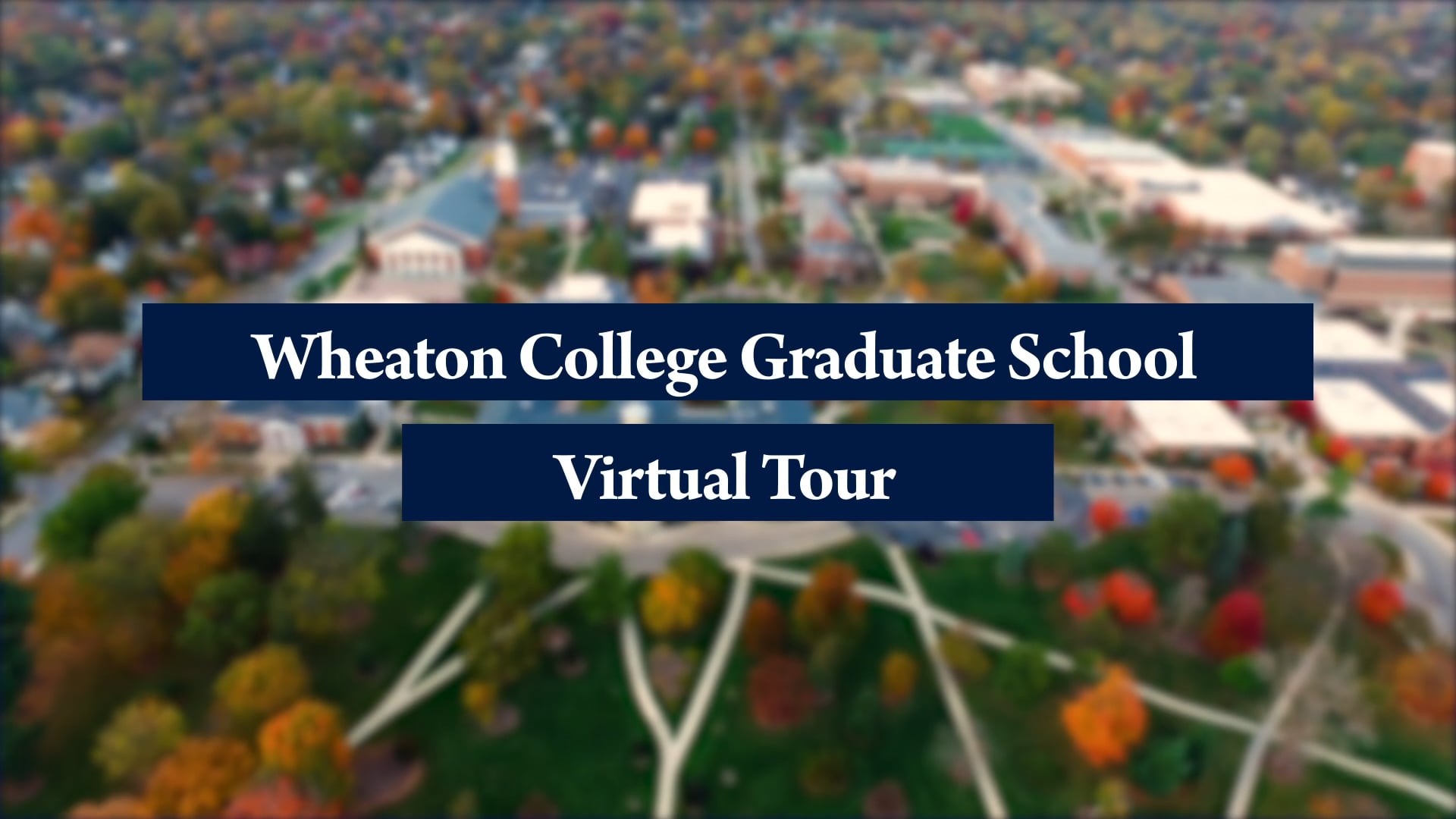 Wheaton College Graduate School - Virtual Tour on Vimeo