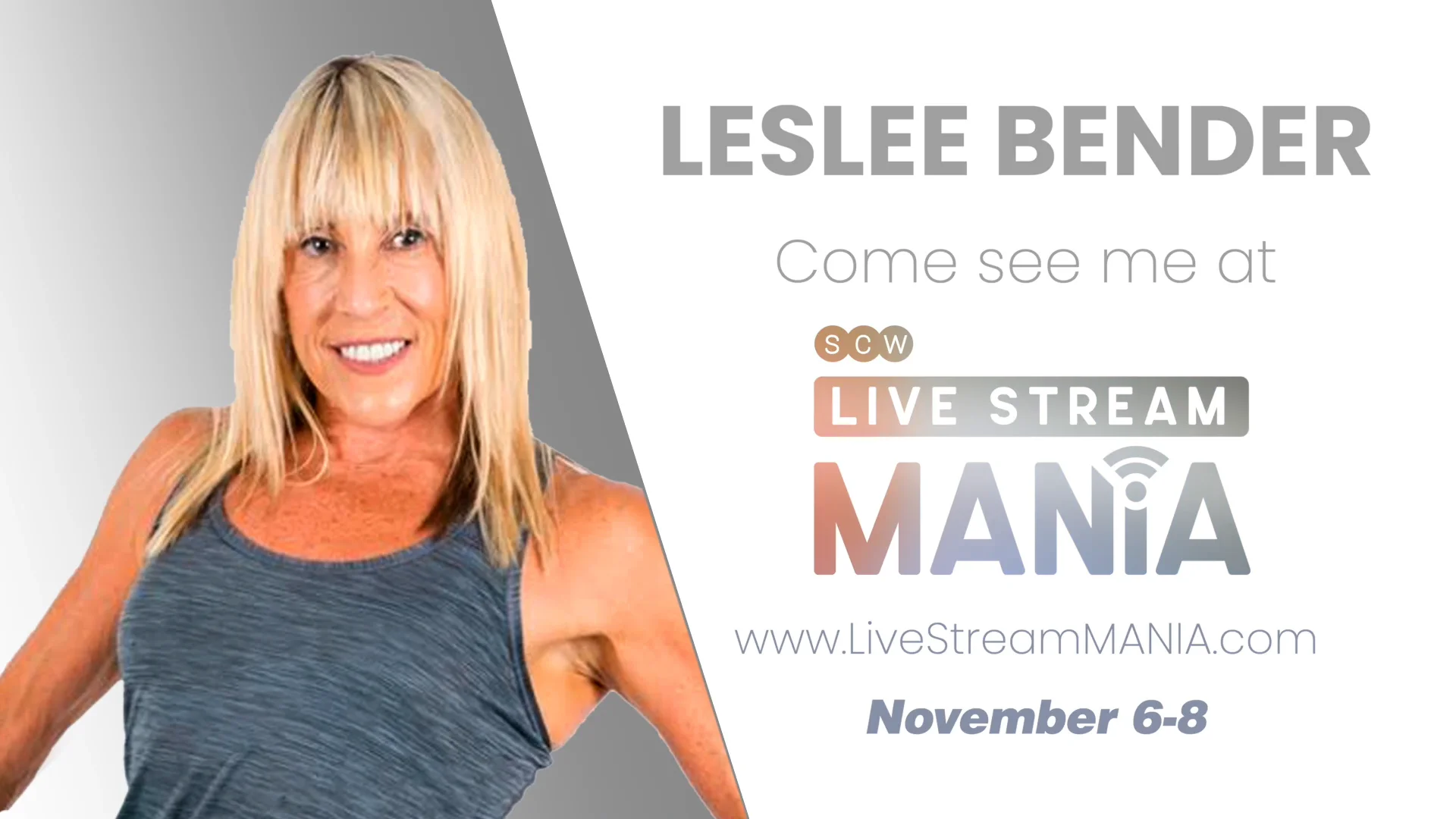 Leslee Bender at Live Stream MANIA® on Vimeo