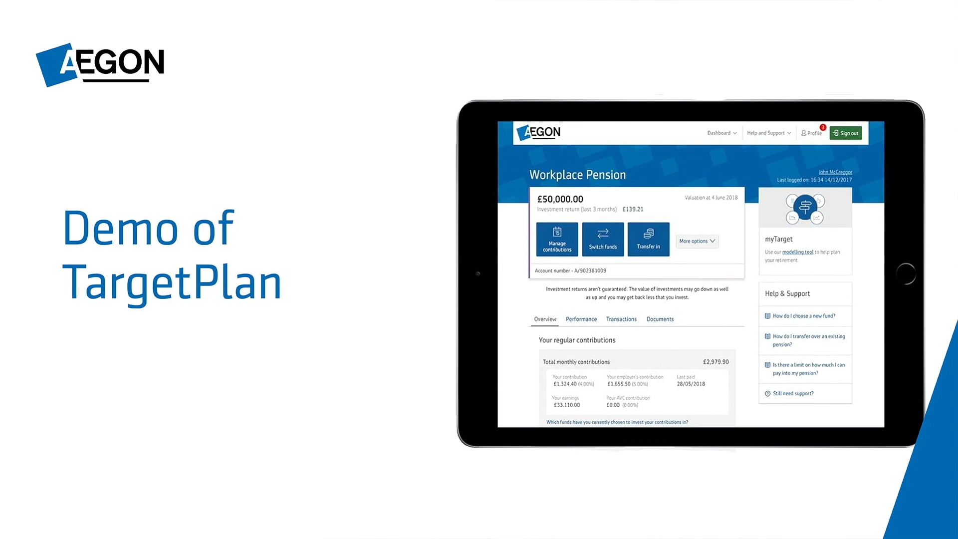 Demo of TargetPlan - Webinar on Vimeo