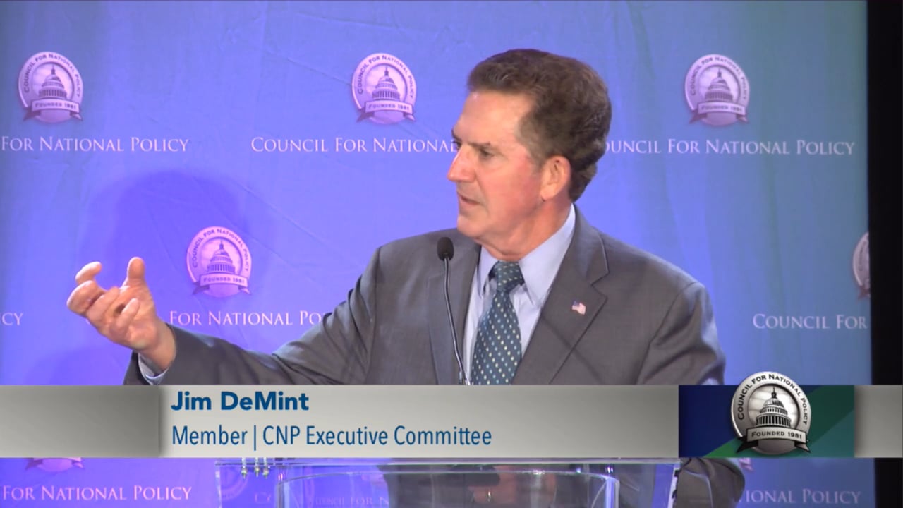 CNP October 2018 Conservative Action Project (CAP) Update - DeMint on Vimeo