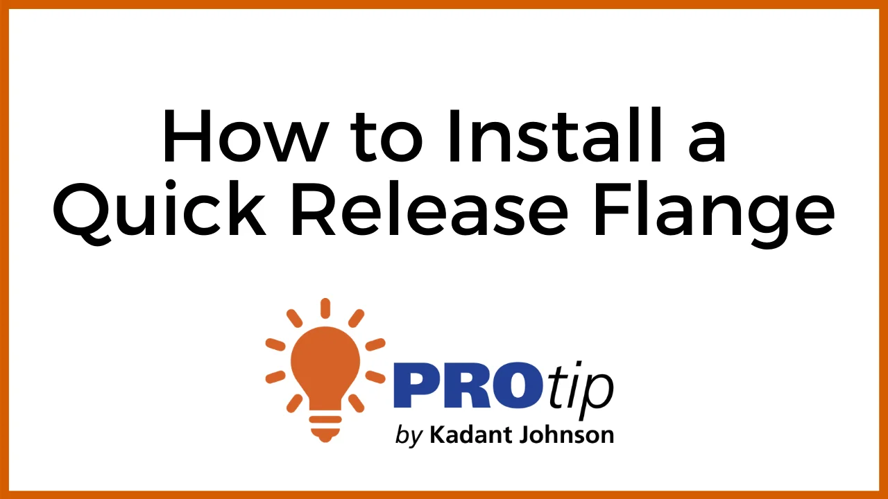 How to Install a Quick Release Flange | Kadant Johnson