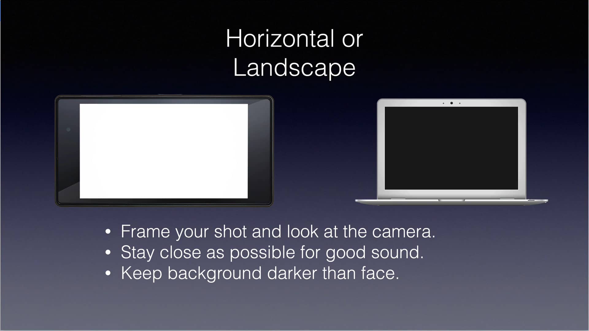 Self Recording Camera Tips on Vimeo