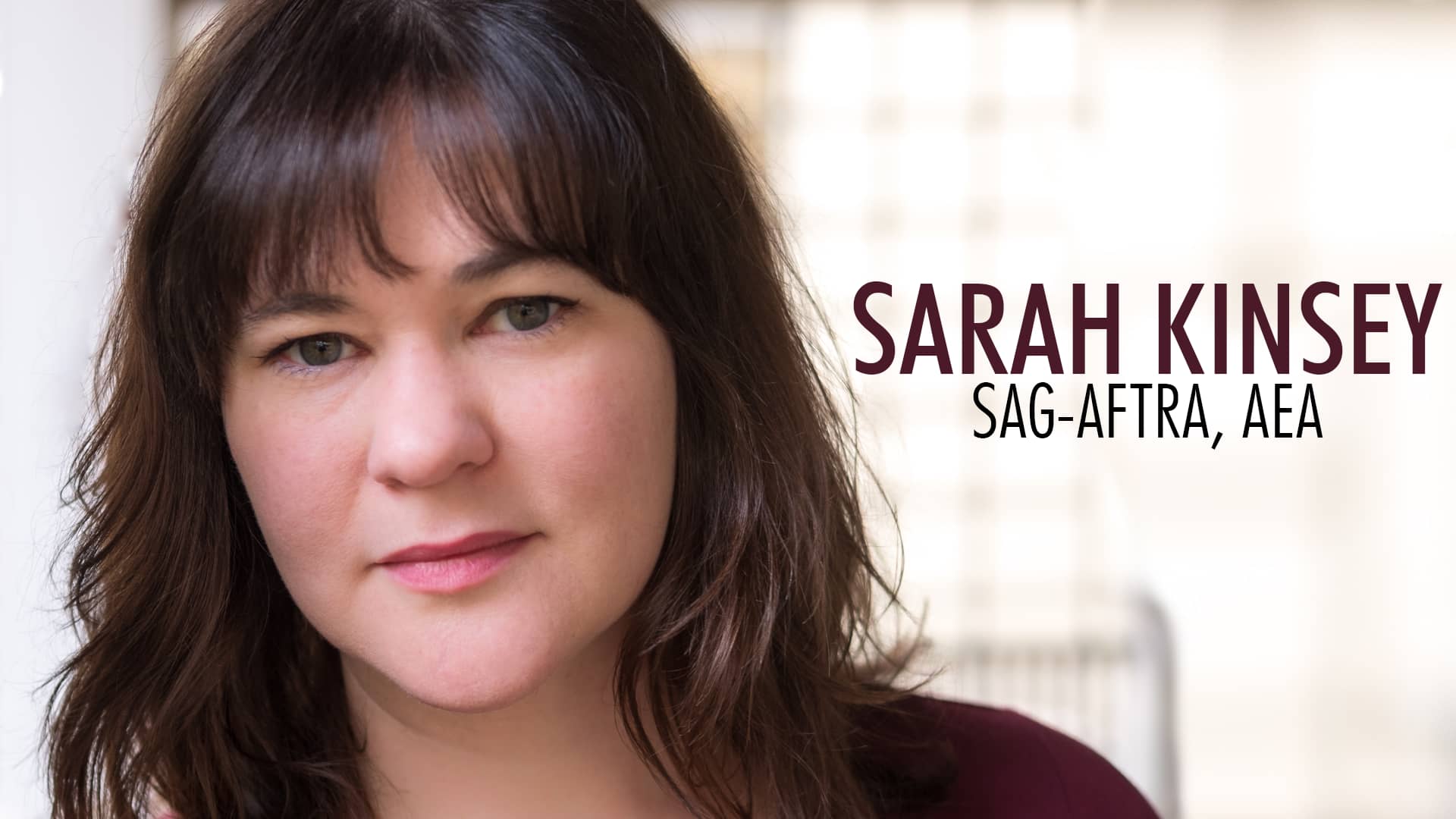 Sarah Kinsey - Acting Reel on Vimeo