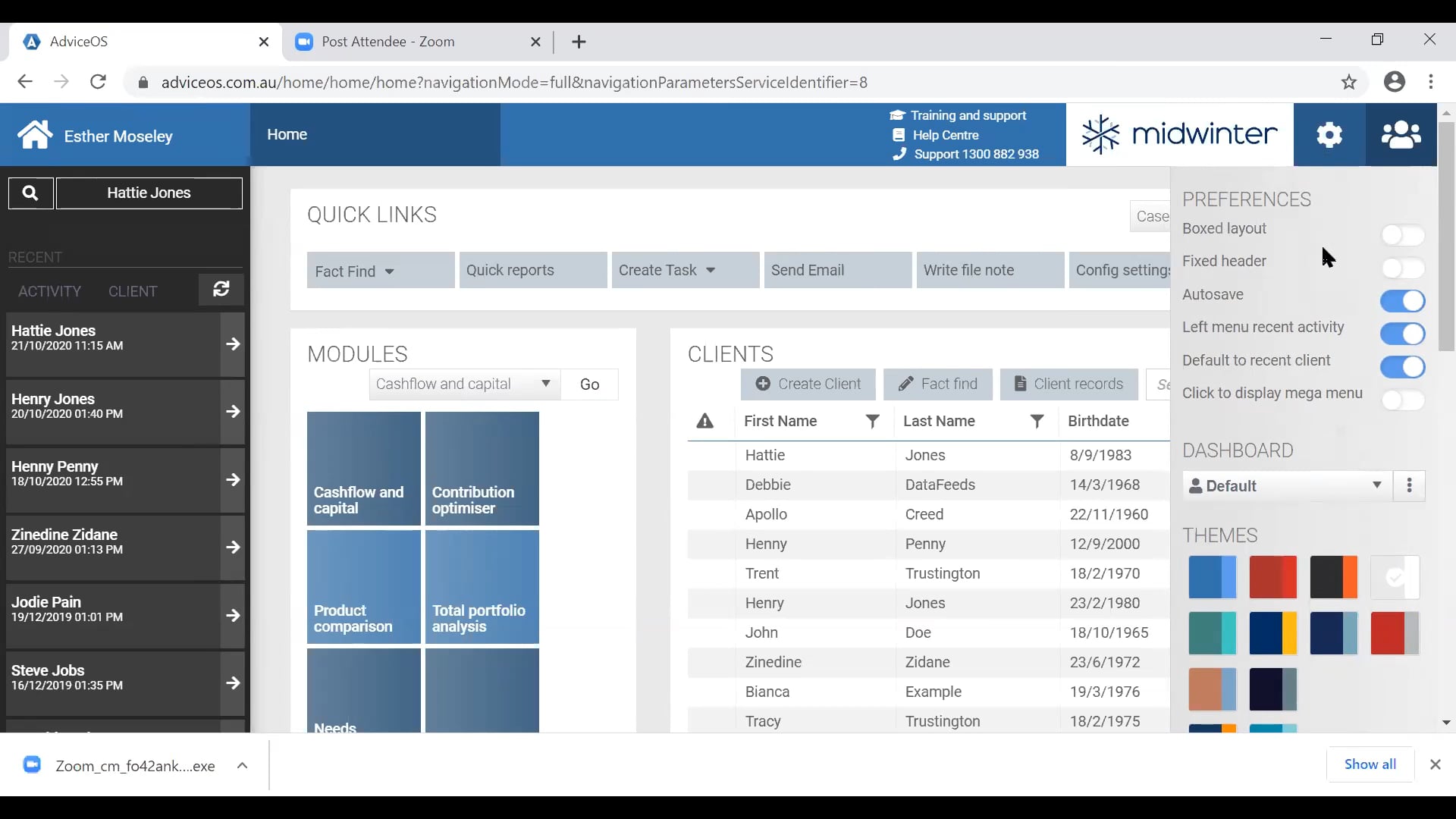 Introduction to AdviceOS Live Webinar (October 2020) on Vimeo