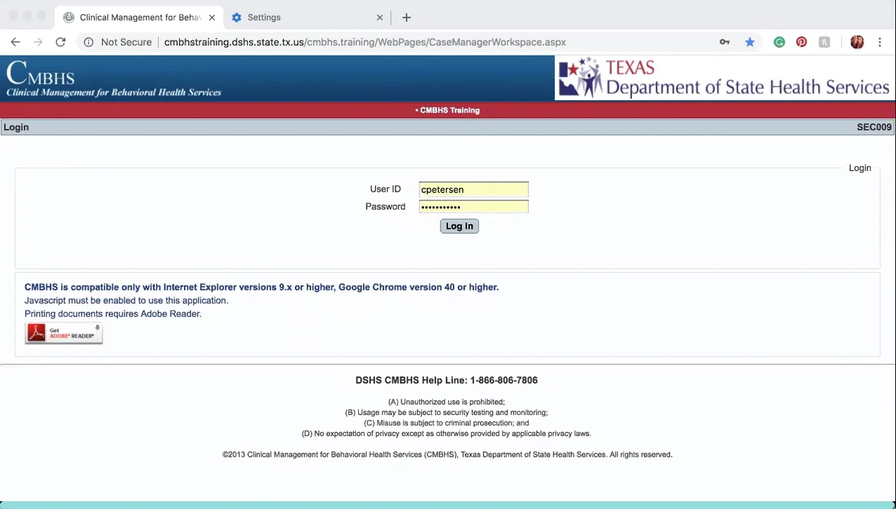 RSS CMBHS Documentation Walk-through