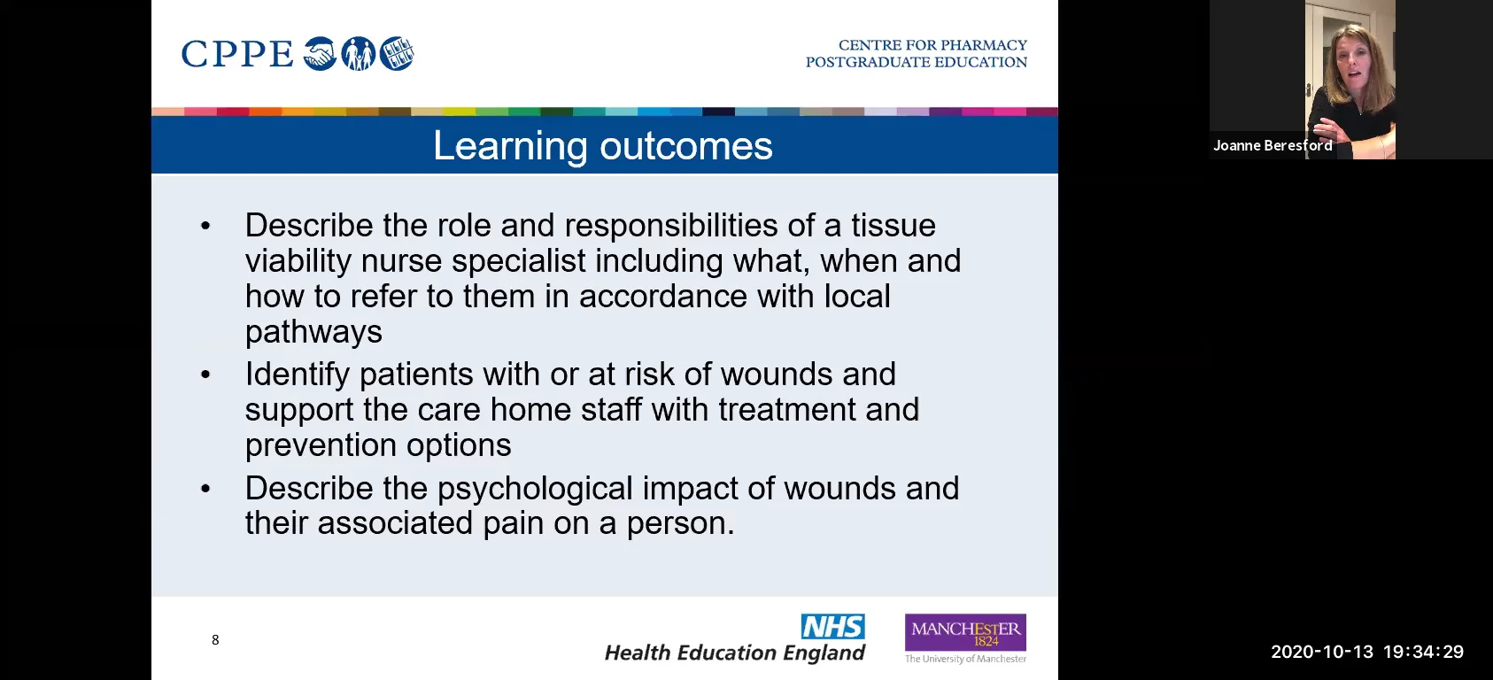 MDT role of the Tissue Viability Nurse in primary care 13th Oct 2020 on ...