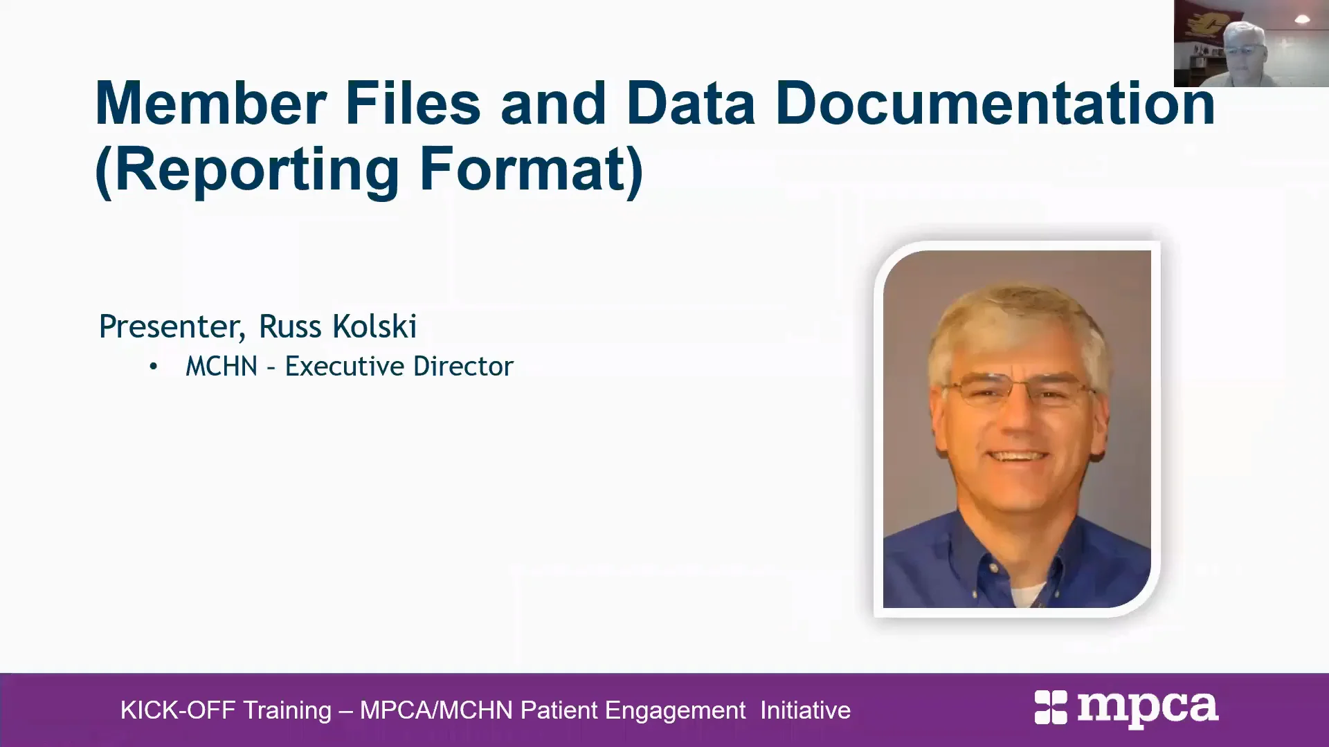 CHW Member Data and Documentation (Reporting format) on Vimeo