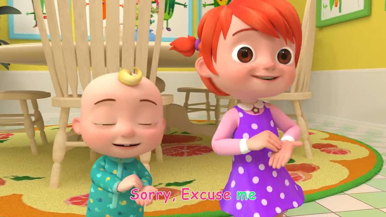 Sorry, Excuse Me_CoComelon Nursery Rhymes & Kids Songs on Vimeo