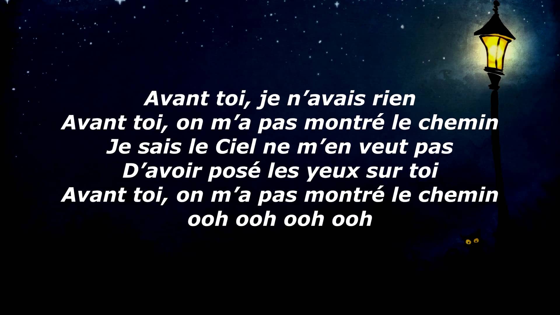 avant toi paroles vitaa slimane on Vimeo