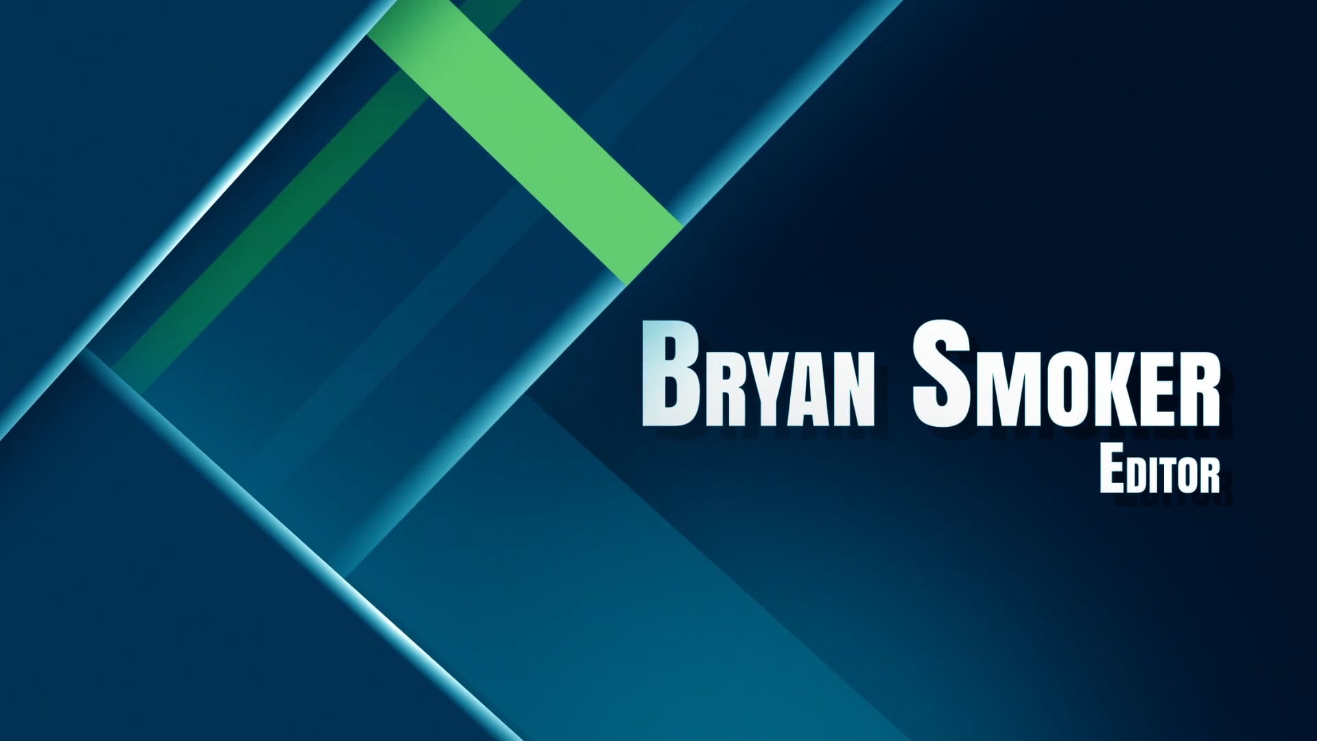 Bryan Smoker Demo Reel on Vimeo
