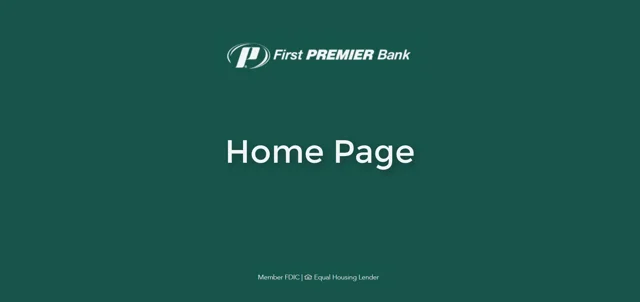 First Premier Credit Card Log In