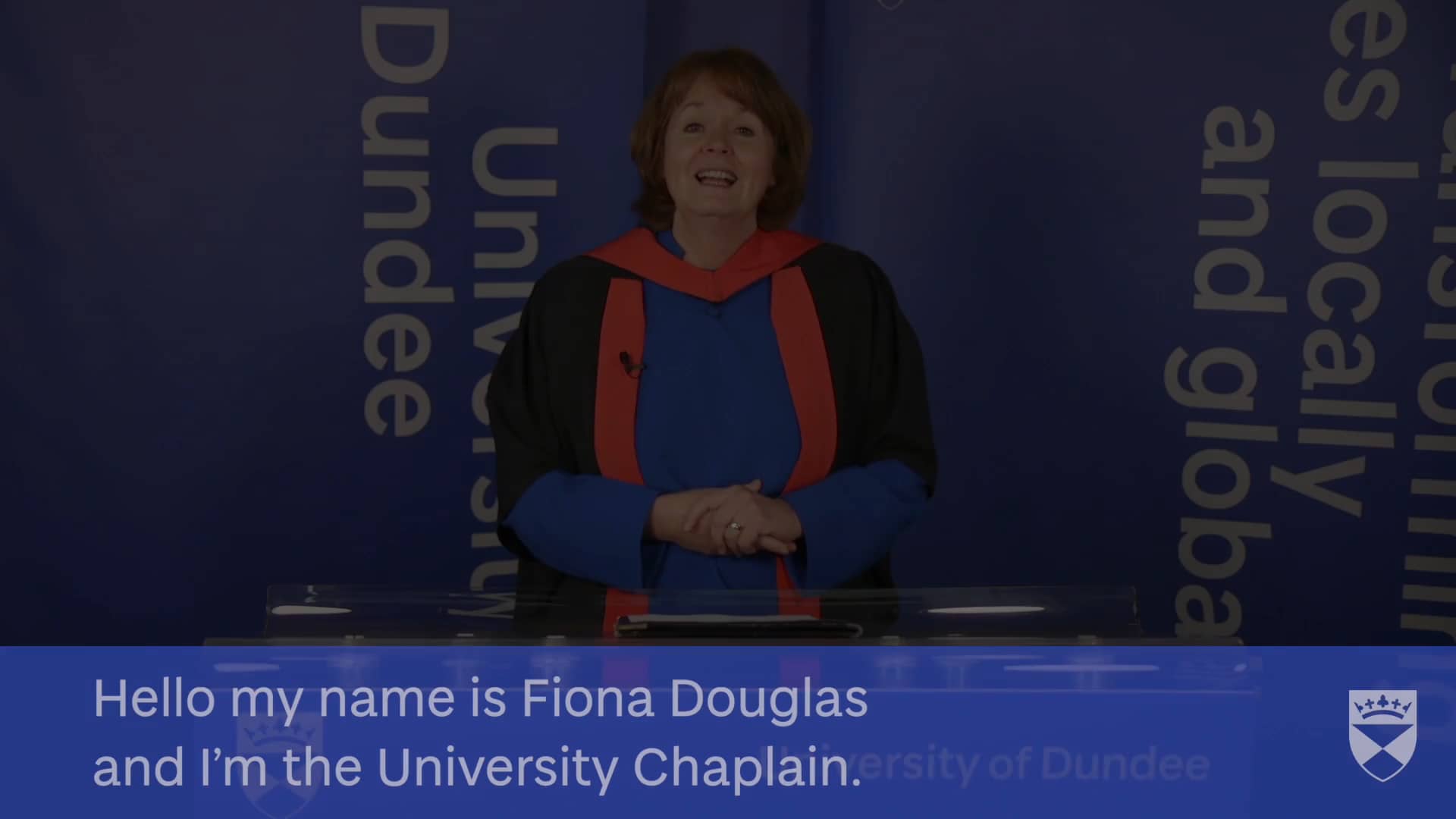 Rev, Fiona Douglas, University Chaplain(COMP) on Vimeo