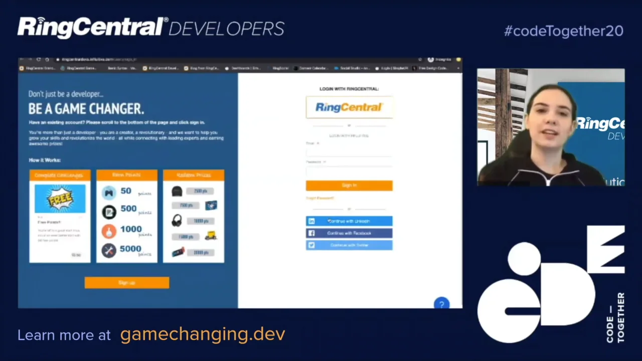 Be a Game Changer with RingCentral Developers on Vimeo
