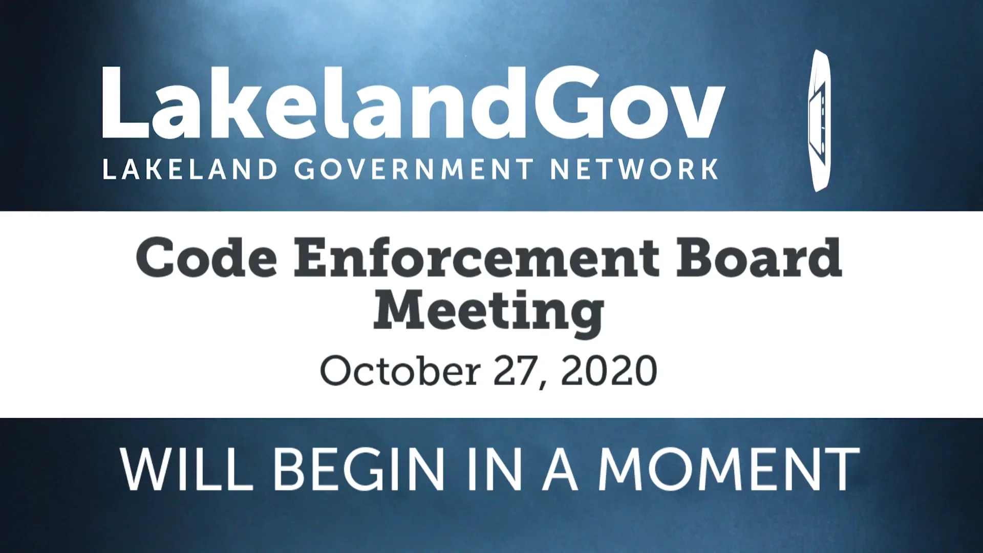 Code Enforcement Board Meeting - October 27, 2020 on Vimeo