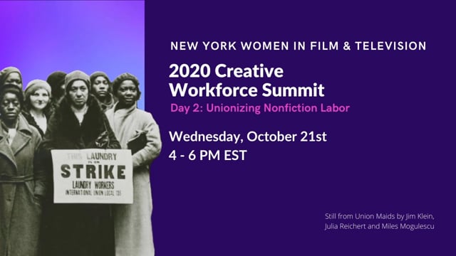 2020 NYWIFT Creative Workforce Documentary Summit on Vimeo