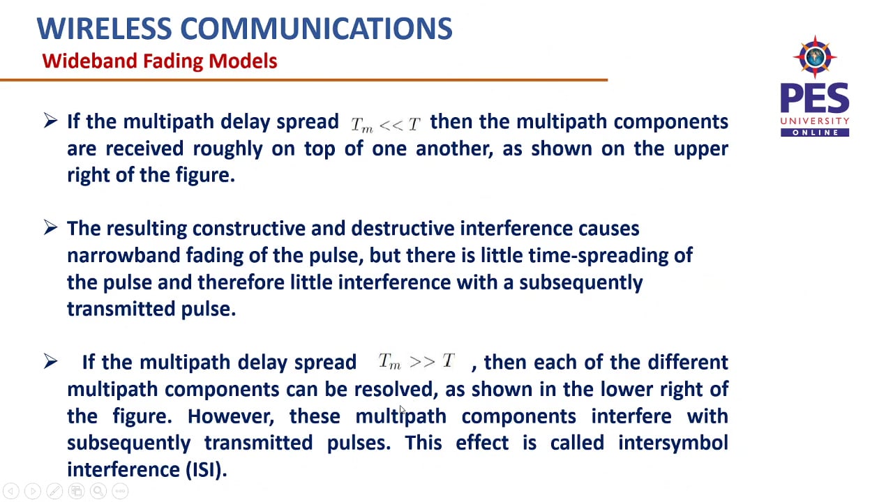 UE18EC321_Unit2_Class6_Envelope Power Distributions, Wideband Fading ...