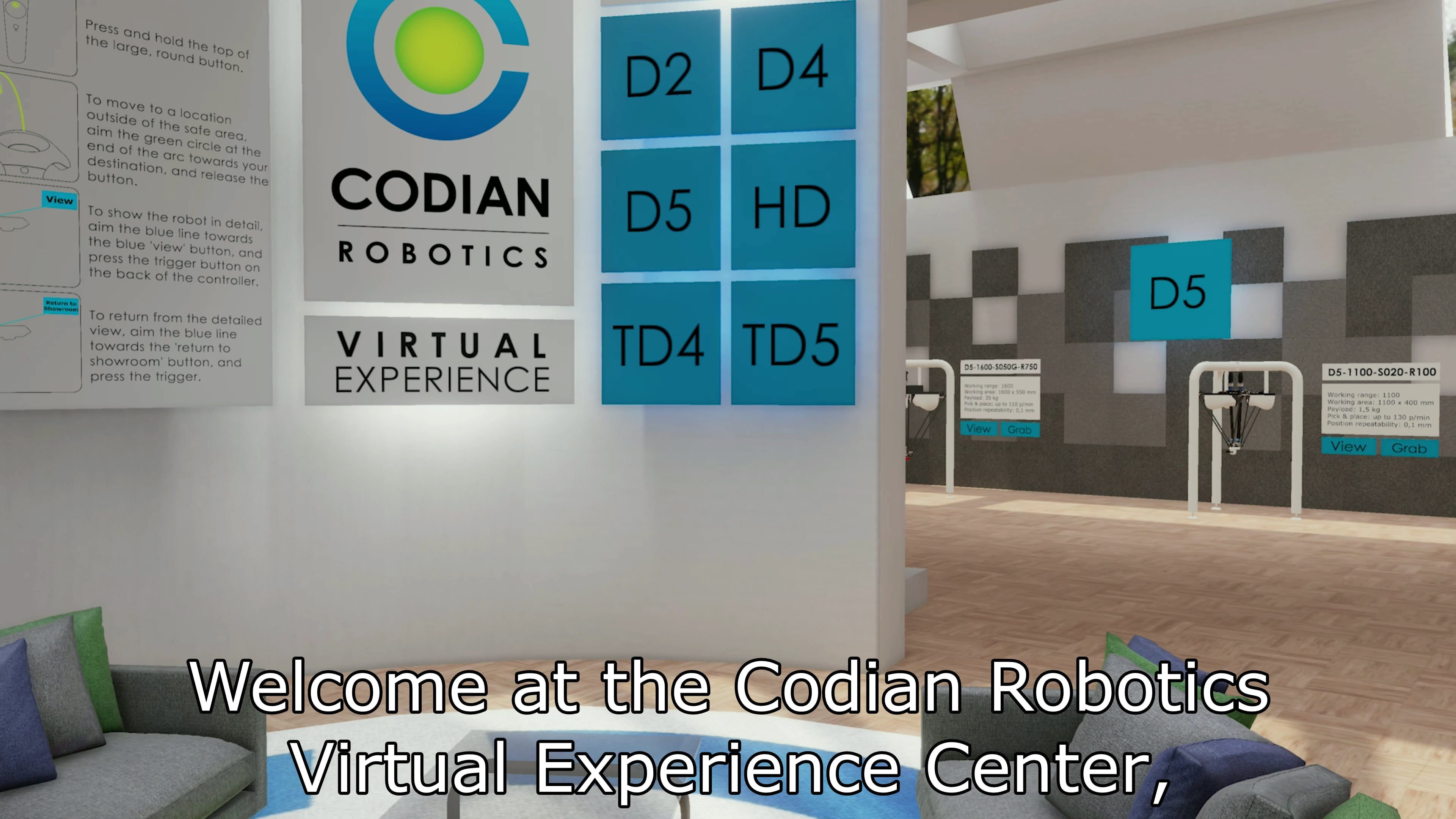 Codian Robotics Showroom tour 2020 on Vimeo
