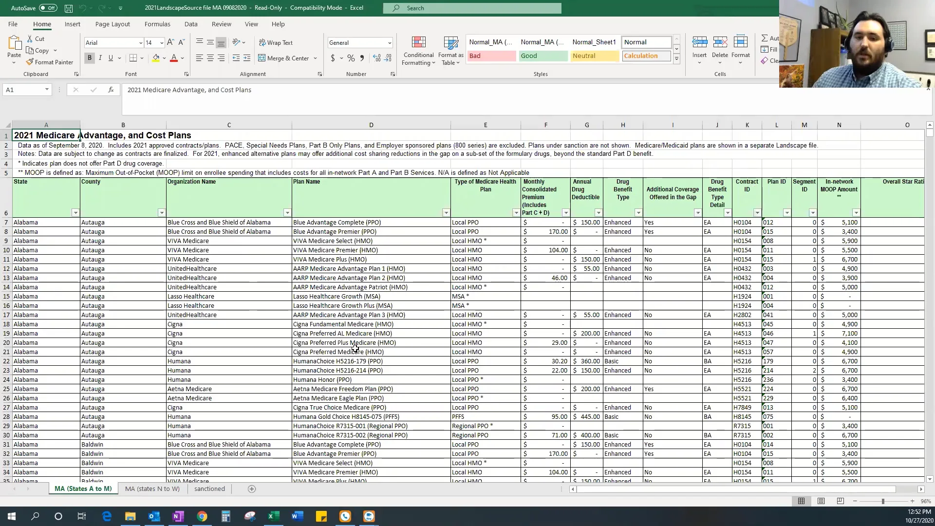 CMS MA & PDP Landscape Walkthrough