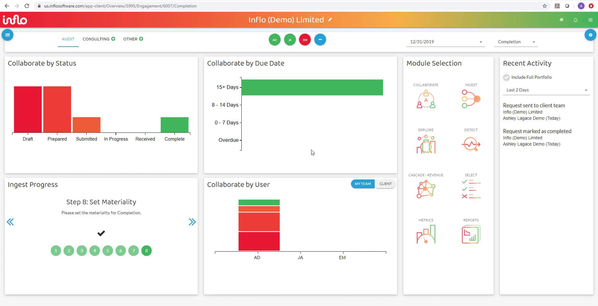 Inflo Dashboard and Collaborate Training Video Oct 2020 on Vimeo