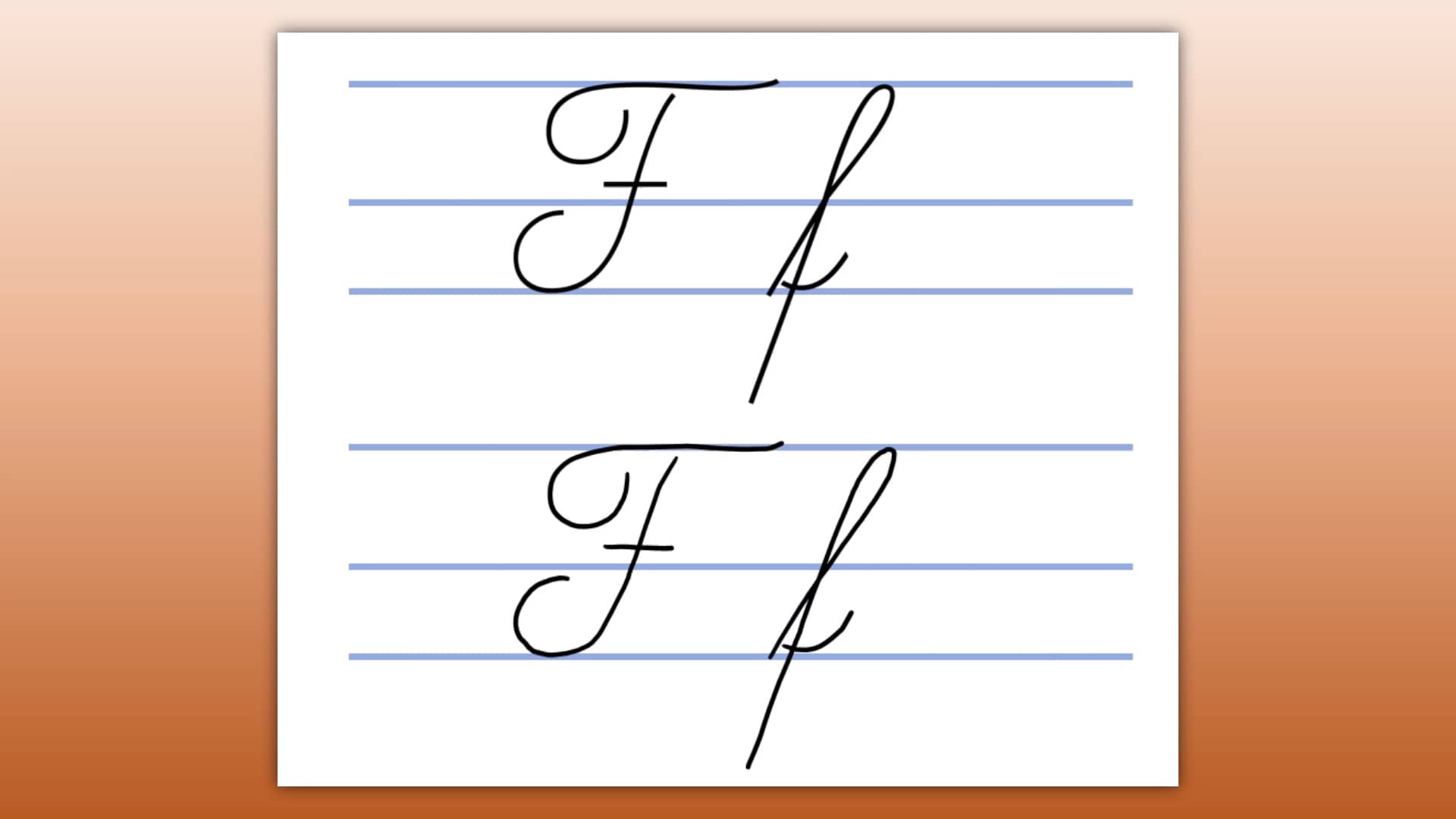 Pisano latinično slovo "F" on Vimeo