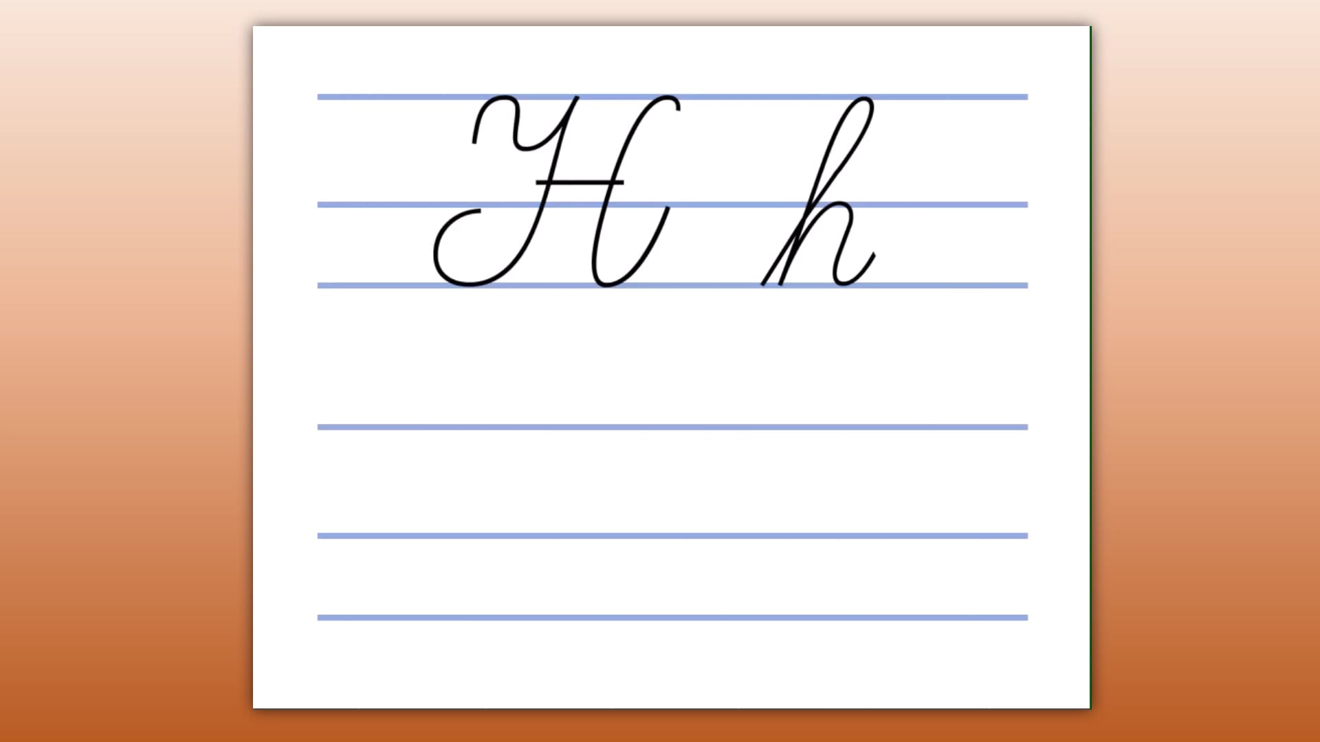 Pisano latinično slovo "H" on Vimeo