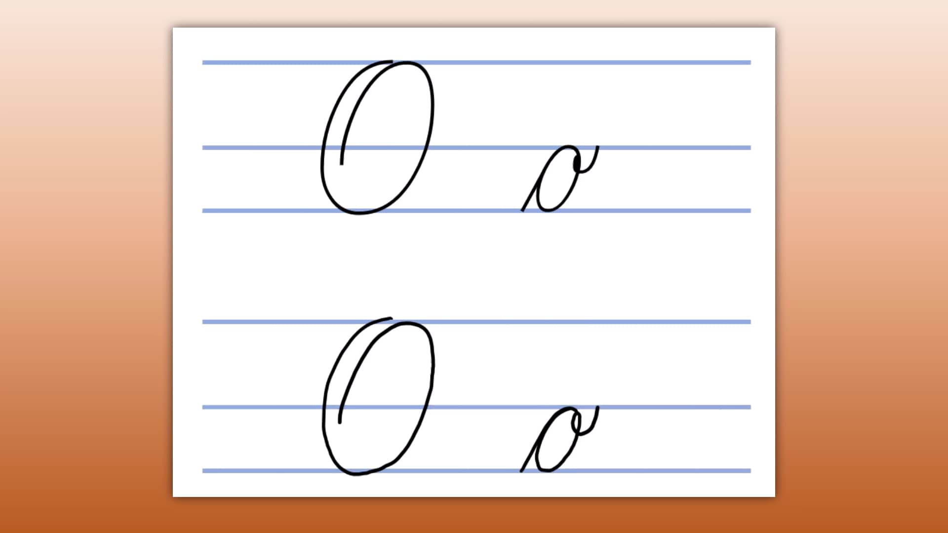 Pisano latinično slovo "O" on Vimeo