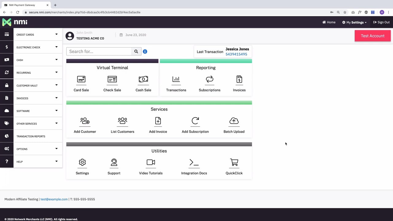 NMI - Processing Cash Transactions on Vimeo